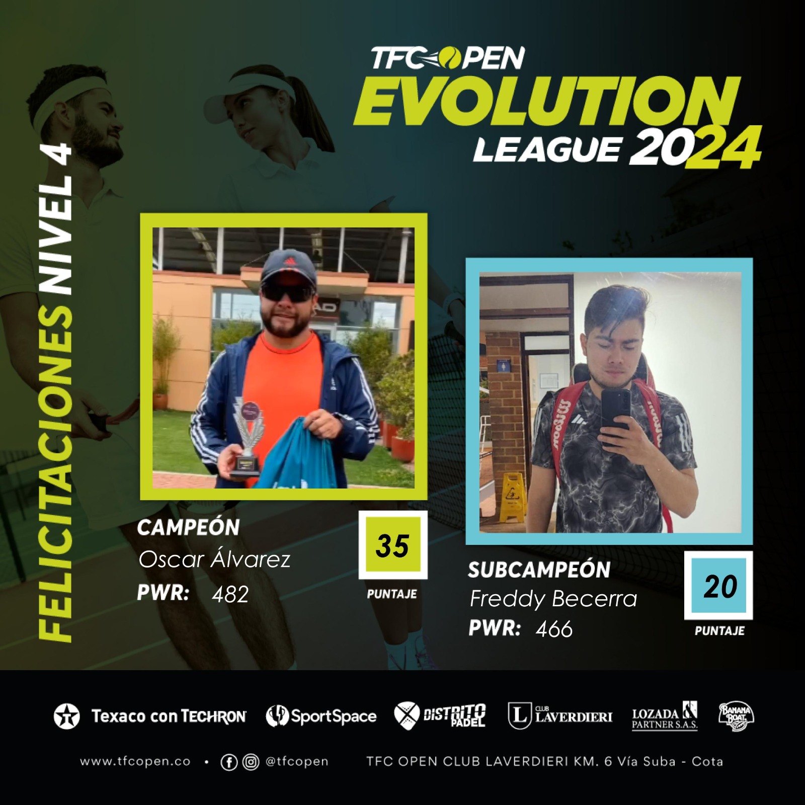 LEAGUE EVOLUTION – TFC OPEN